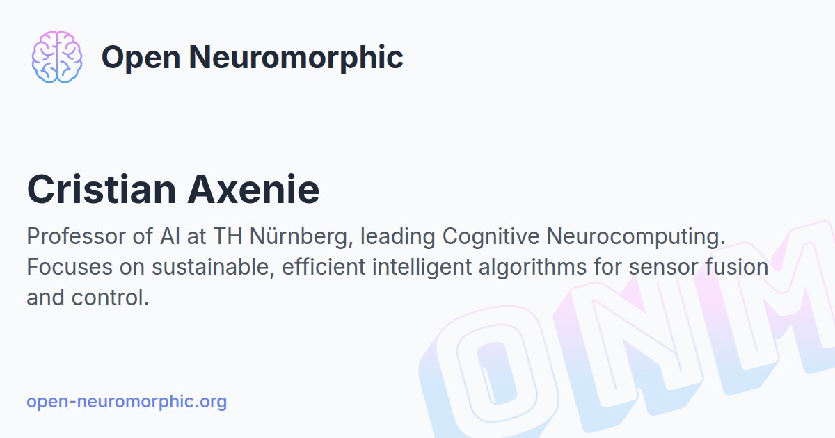 Cristian Axenie - Open Neuromorphic