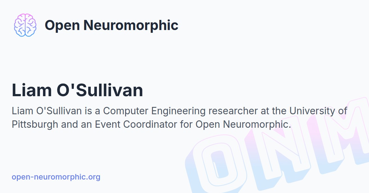 Liam O'Sullivan - Open Neuromorphic