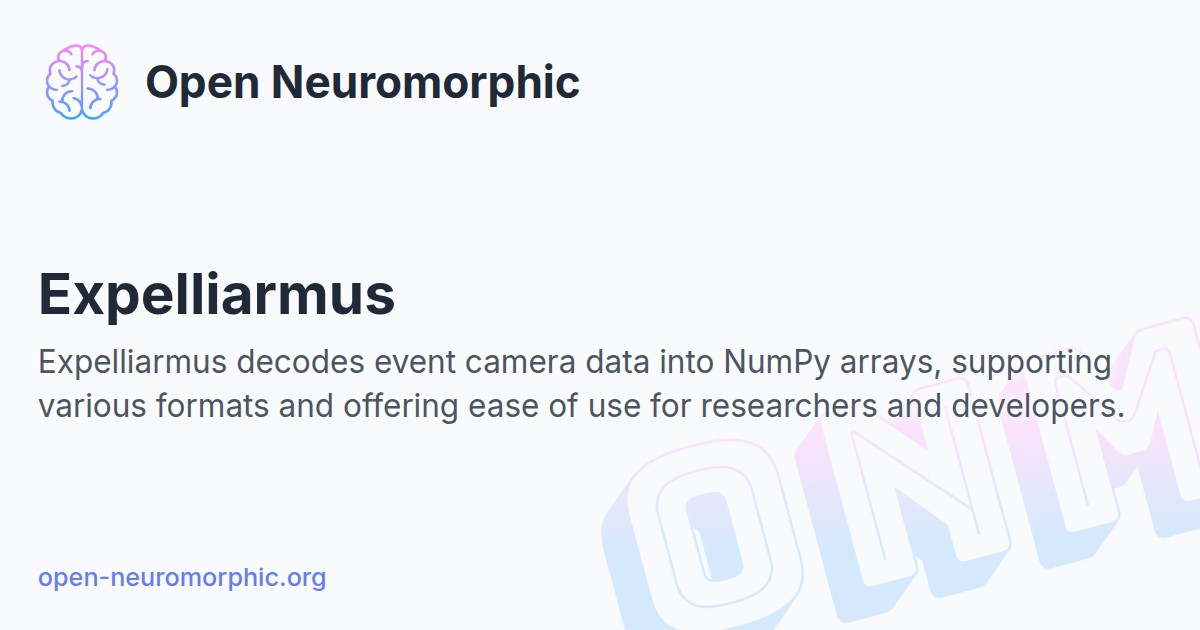 Expelliarmus - Open Neuromorphic