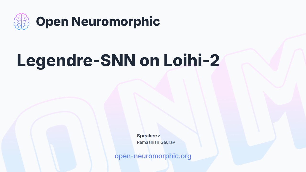 Legendre-SNN on Loihi-2 - Open Neuromorphic