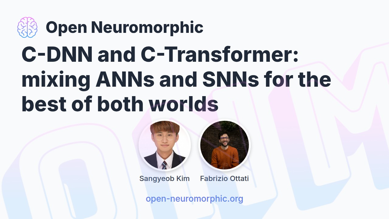 C-DNN and C-Transformer: mixing ANNs and SNNs for the best of both ...